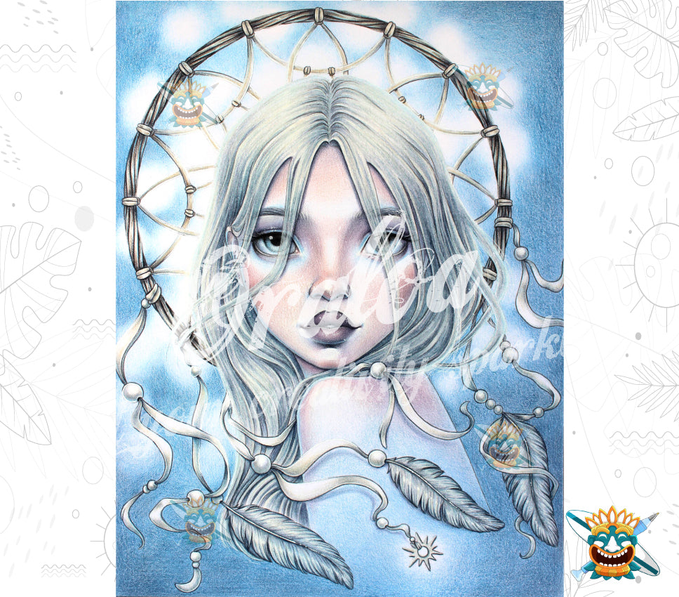 Dream Catcher en Diamond Painting - Par Elena Burtasova chez Oraloa