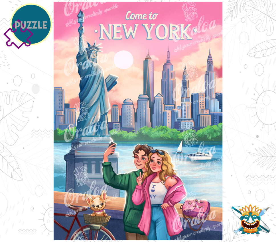 Puzzle 1000 pièces: New York | Oraloa