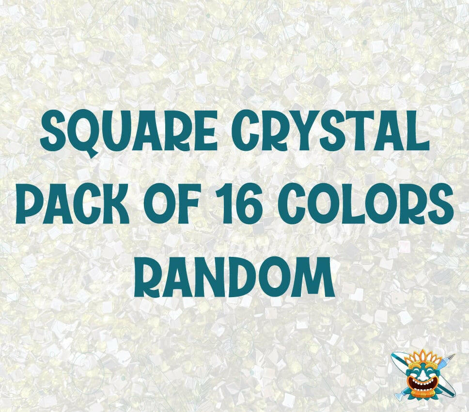 Pack of 16 Random Crystal Square Colors – Oraloa