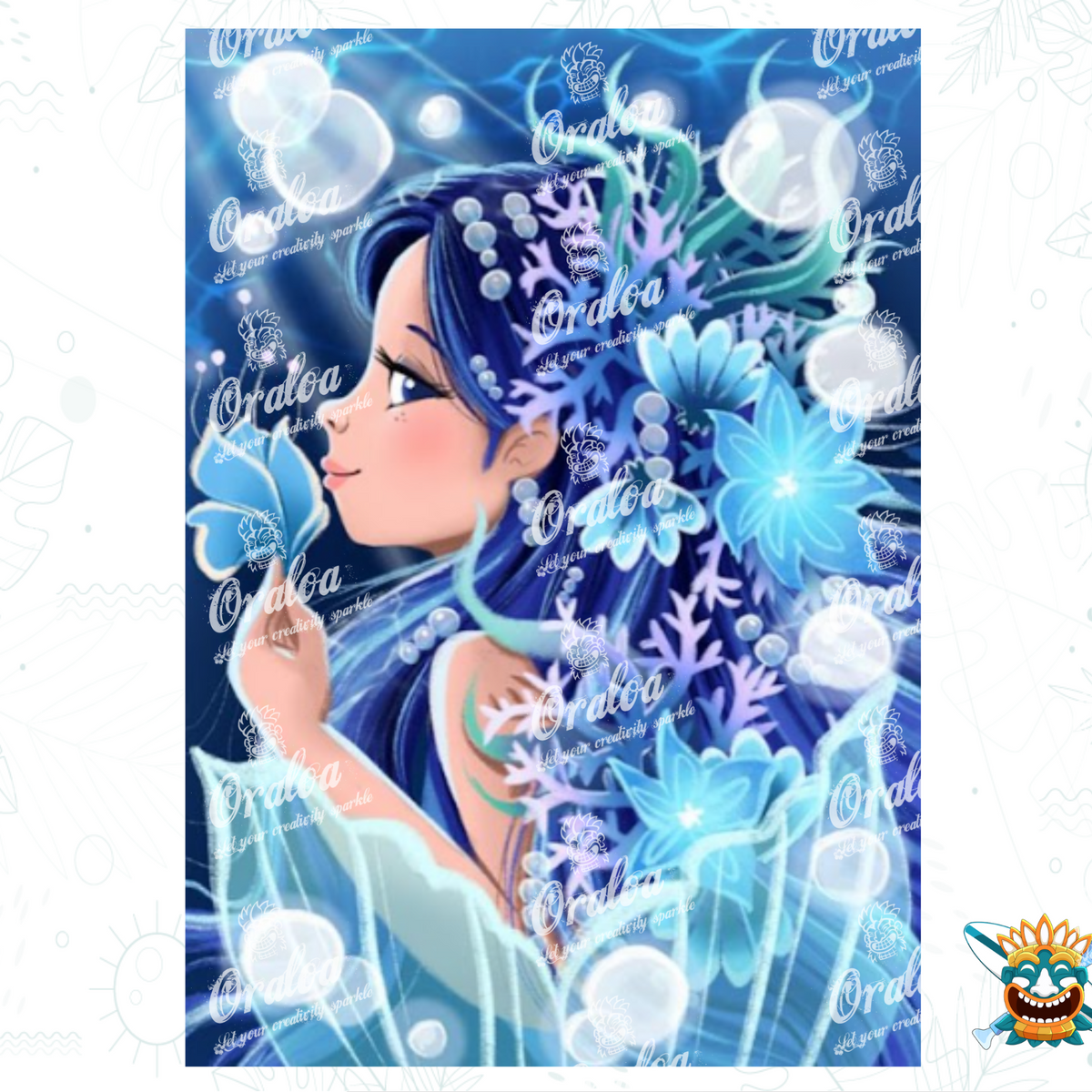 Diamond Painting Blue Abyss: A mysterious work... – Oraloa