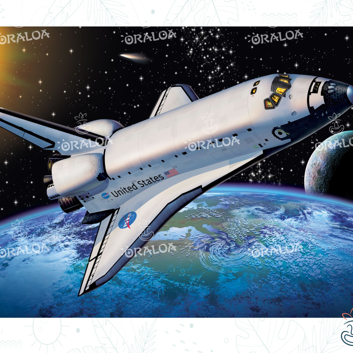 NASA Space Shuttle - Diamond Painting Art Therapy – Oraloa