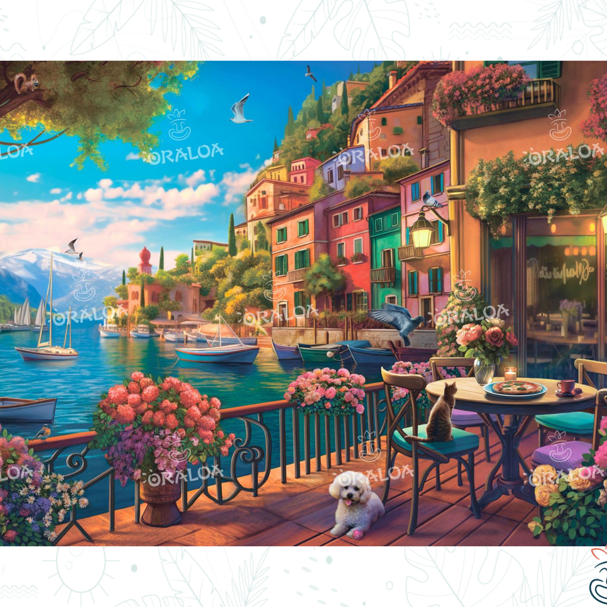 Diamond Painting Comer See: Romantische Auszeit an den... – Oraloa