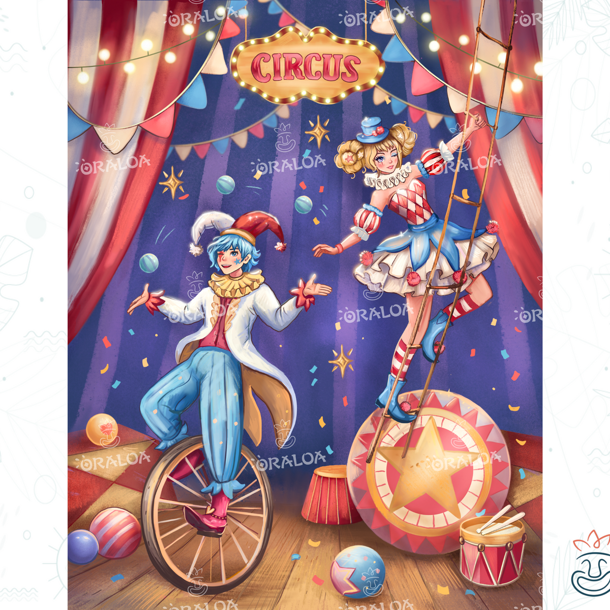 Circus Diamond Painting – By Maria Chetkareva at Oraloa